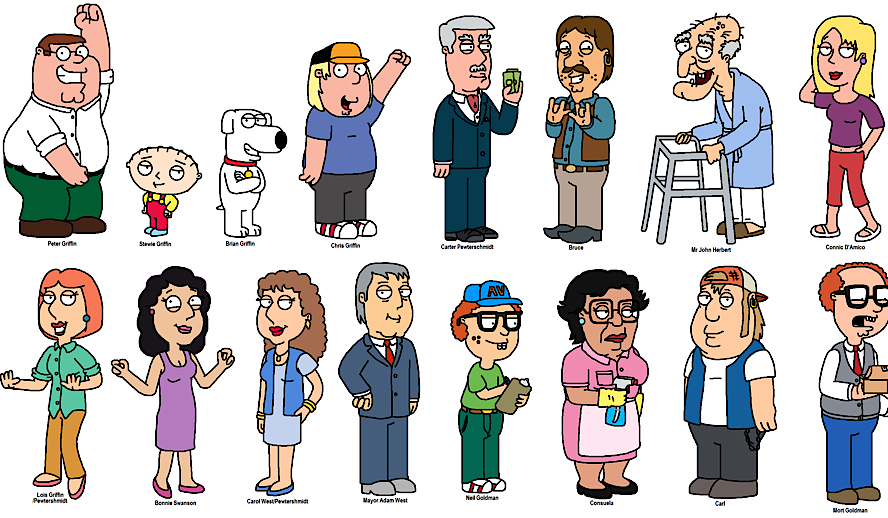 Channel 5 News Family Guy Characters Art Collectibles Mixed Media Channel 5 News Family Guy Characters Art Collectibles Mixed Media